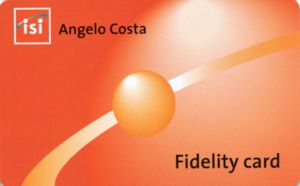 Functional Card: ISI - Fidelity card (Electronic Money, Italy(Angelo Costa) Col:IT-PAY-COS-001