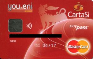 Bank Card: You & Eni - CartaSi (CartaSi, ItalyCol:IT-MC-0087.02