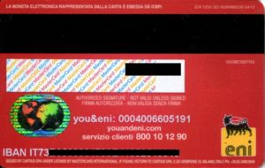 Bank Card: You & Eni - CartaSi (CartaSi, ItalyCol:IT-MC-0087.02