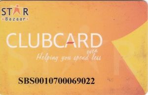 Functional Card: Star Bazaar - Clubcard (Shops - Supermarkets, India ...