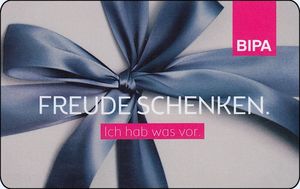 Gift Card: Freude Schenken (Bipa, Austria(Ich hab was vor) Col:AT-Bipa-024A