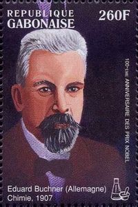 Stamp: Eduard Buchner, chemistry,1907 (Gabon(Nobel Prize Recipients) Mi ...