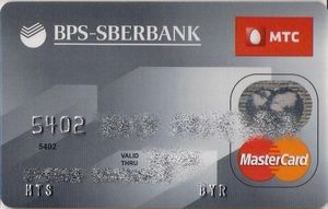 Bank Card: BPS-Sberbank (BPS-Sberbank, BelarusCol:BY-MC-0027