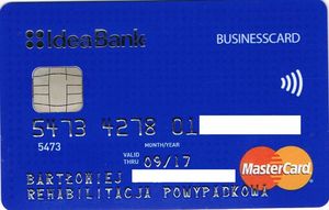 Bank Card: Business Card (Idea Bank, PolandCol:PL-MC-0126