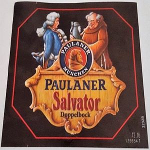 Drink Label: Paulaner Salvator Doppelbock (Paulaner Brauerei GmbH & Co ...
