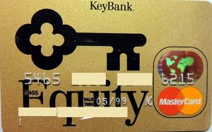 Tarjeta de Banco: Black key (Key Bank, Estados Unidos de AméricaCol:US ...