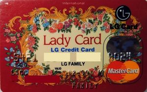 Bank Card: Lady Card (LG Credit Card, Korea, SouthCol:KR-MC-0005