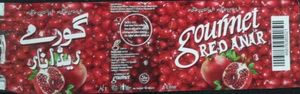 Drink Label: Gourmet Red Anar (The Gourmet Foods, PakistanCol:PK-JUICE ...