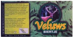 Etiqueta de bebida: Veluws Biertje (Apeldoornse Bierbrouwerij De Vlijt ...