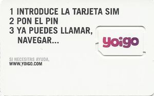 Phonecard: Yoigo - Pink Degradé (Mobile Spain, Spain(Yoigo - GSM / SIM ...
