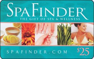 Gift Card: SpaFinder (SpaFinder, United States of America(SpaFinder ...