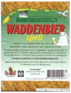 Dranketiket: Waddenbier Spelt (Friese Bierbrouwerij, NederlandCol:NL ...