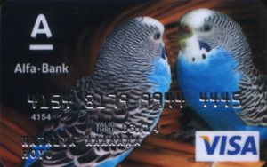 Bank Card: Alfa-bank. Parrot (Alfa-bank, RussiaCol:RU-VI-0409
