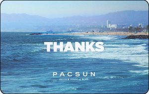 Gift Card: Thanks (PacSun, United States of America) (PacSun) Col:US ...