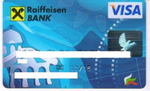 Bank Card: RaiffeisenBank Visa Blue Temple – 07/12/008 (Raiffeisen Bank ...