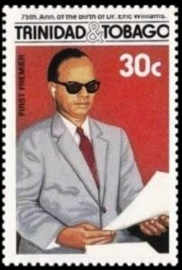 Stamp: 75th Anniversary of the Birth of Eric Williams (Trinidad and ...
