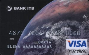 Bank Card: Bank ITB. Mother Earth (Bank ITB, RussiaCol:RU-VE-0486