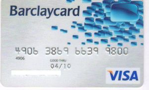Bank Card: Barcaycard (Barclays Bank, United Kingdom of Great Britain ...