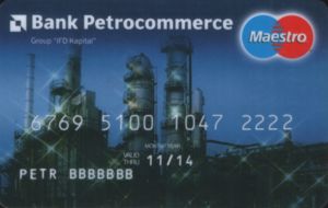 Bank Card: Oil refinery (Petrocommerce Bank, RussiaCol:RU-MS-0061.02