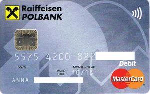 Bank Card: Mastercard Debit (Raiffeisen Polbank, PolandCol:PL-MC-0130.01