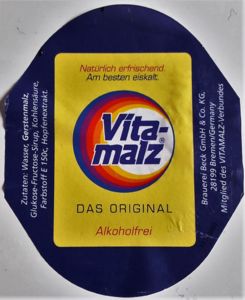 Drink Label: Vita - malz (Brauerei Beck GmbH & Co, Germany, Federal ...