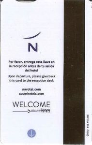 Hotel Card: Novotel Hotels & Resorts (Novotel, France) (Novotel - Young ...