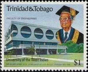 Stamp: Sir Allen Lewis and Faculty of Engineering (Trinidad and Tobago ...