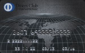 Tarjeta de Banco: Diners Club International Silver (Diners Club Company ...