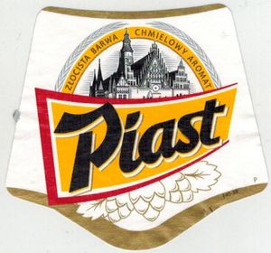 Flaschenetikett: Piast Wrocławski (Browar Okocim, PolenCol:PL-BEER-000346