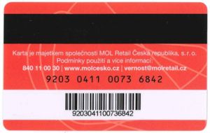 Cartão Funcional: MOL - Věrnostní­ Program (Filling Stations, República Checa(MOL Česká ...