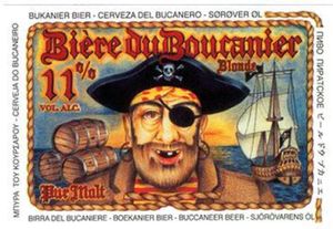 Etiqueta de bebida: Boucanier 11% (Brouwerij Van Steenberge, BélgicaCol ...
