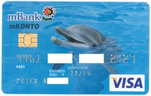 Bank Card: mBank mKONTO (BRE Bank SA (mBank), SlovakiaCol:SK-VI-0007.03