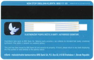 Bank Card: mBank - emax (BRE Bank SA (mBank), Slovakia) Col:SK-VI-0009.01