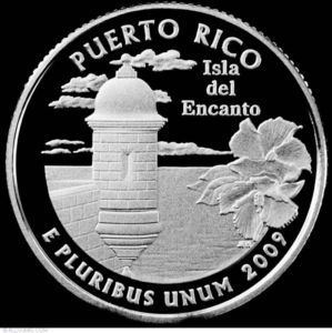 Coin: 25 Cents / Quarter (Puerto Rico - Silver edition) (United States ...