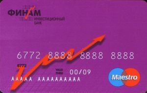Bank Card: Graph (FINAM Investment Bank, RussiaCol:RU-MS-0123.01