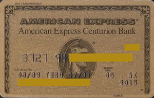 Bank Card: American Express Centurion Bank (American Express Centurion ...