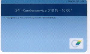 Bank Card: SparCard (Deutsche Bank, Germany, Federal Republic) Col:DE ...