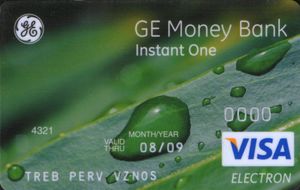 Bank Card: GE Money Bank - Instant One (GE Capital Bank, RussiaCol:RU ...