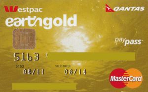 Bank Card: Westpac - earthgold - QANTAS (Westpac Banking Corporation ...