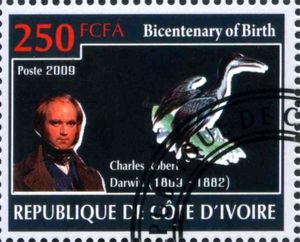 Stamp: Prehistoric bird (Ivory Coast: Illegal Stamps(Dinosaurs (2009 ...