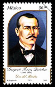 Stamp: Teacher's Day: Maestro Gregorio Torres Quintero (MexicoMi:MX ...