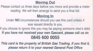 Functional Card: Gascard (Services - Public Utility (Gas-Water ...