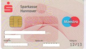 Bank Card: Sparkasse Hannover (Sparkasse Hannover, Germany, Federal ...