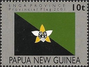 Stamp: Enga Province (Papua New Guinea(Provincial Flags) Mi:PG 910,Sn ...