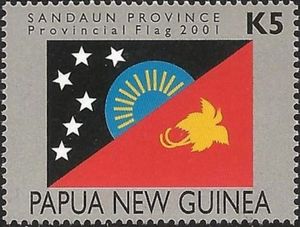 Stamp: Sandaun Province (Papua New Guinea(Provincial Flags) Mi:PG 915 ...