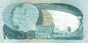 Banknote: 1,000 Escudos (Portugal(1968-1982 Issue) Wor:P-175a.4