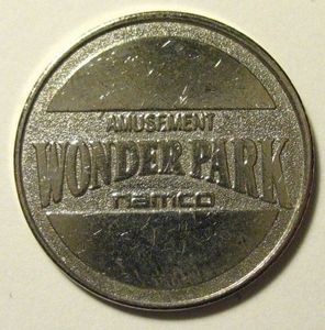 Token: Wonder Park. Amusement Namco (Hong Kong(Advertising Tokens) Col ...