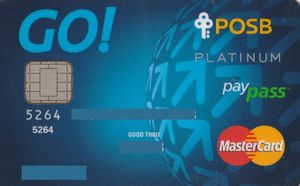 Bank Card: POSB GO Platinum (DBS Bank, SingaporeCol:SG-MC-0010