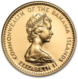 Coin: 50 Dollars (Santa Maria) (Bahamas(1971 - Gold series) WCC:km29