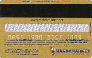 Fonksiyonel Kart: Makro Card-Gold (Shops - Supermarkets, Türkiye ...